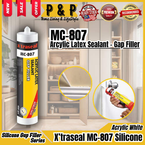 480GM X'traseal mc-807 vtech mc807 silicone sealant / gap filler / silicone / silicon / gap ...