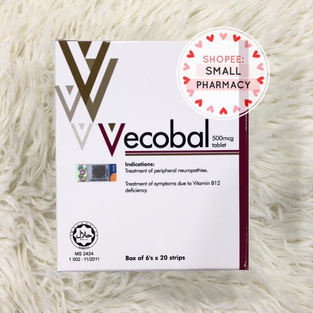 Eldon Nutrition Vecobal Mecobalamin Tablets Vitamin B12 120s 700176 ...