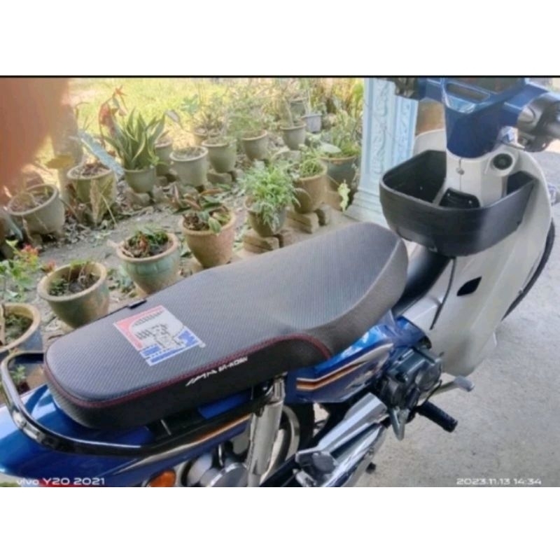 🔥🇹🇭 SA-KORN SEAT 3D HONDA EX5 DREAM110 FI KAMBING DREAM 110 CARBON ASSY SAKORN RACING FLAT ...