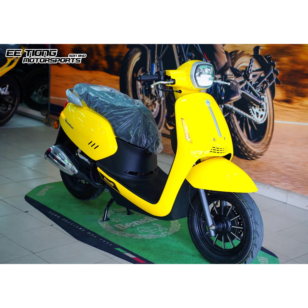 BENELLI PANAREA 125 YELLOW *(NEW-UNREGISTER) SCOOTER VESPA OFFER ...