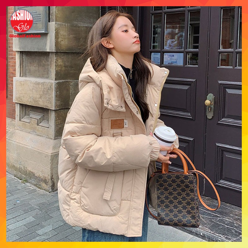 Autumn Winter Jacket Woman Baju Sejuk Perempuan Tebal Windproof Hooded ...