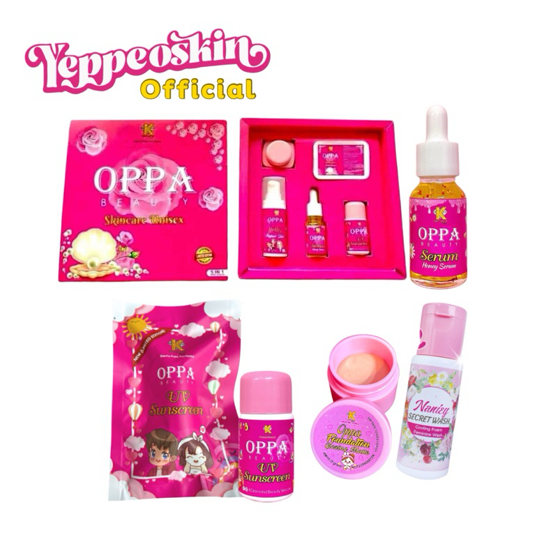 Oppa Skincare Set | Serum | Foundation | Naniey Wash | Oppa Sunscreen | Shopee Malaysia