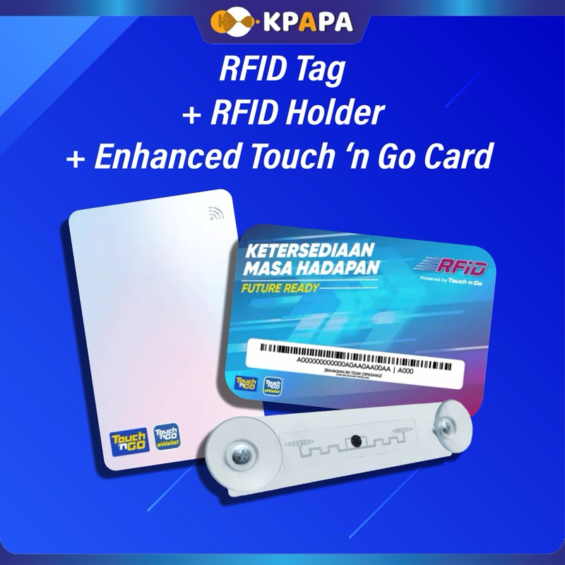 RFID Touch n Go Self-Fitment RFID STICKER MY RFID Holder RFID TNG Go ...