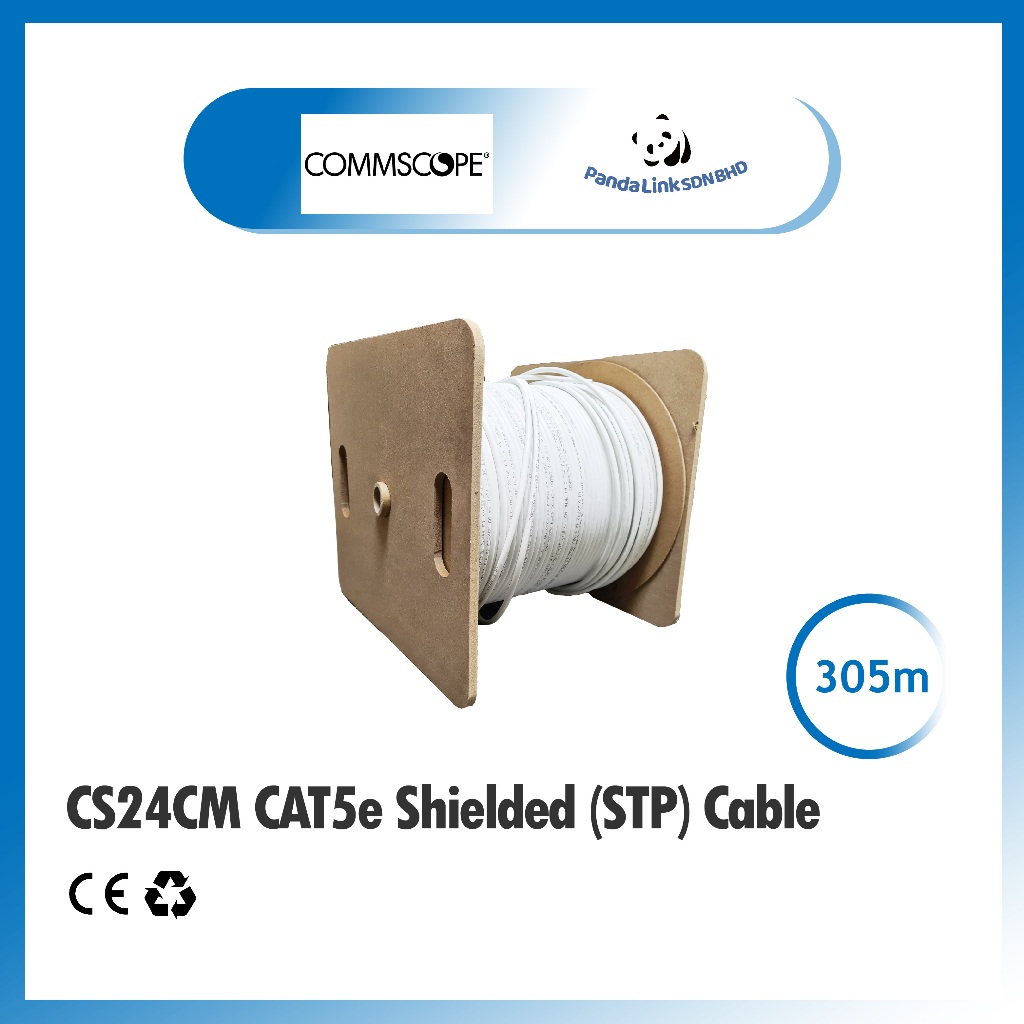 COMMSCOPE CS24CM CAT5e 4 Pair (F/UTP) Solid Cable (305M) | Shopee Malaysia