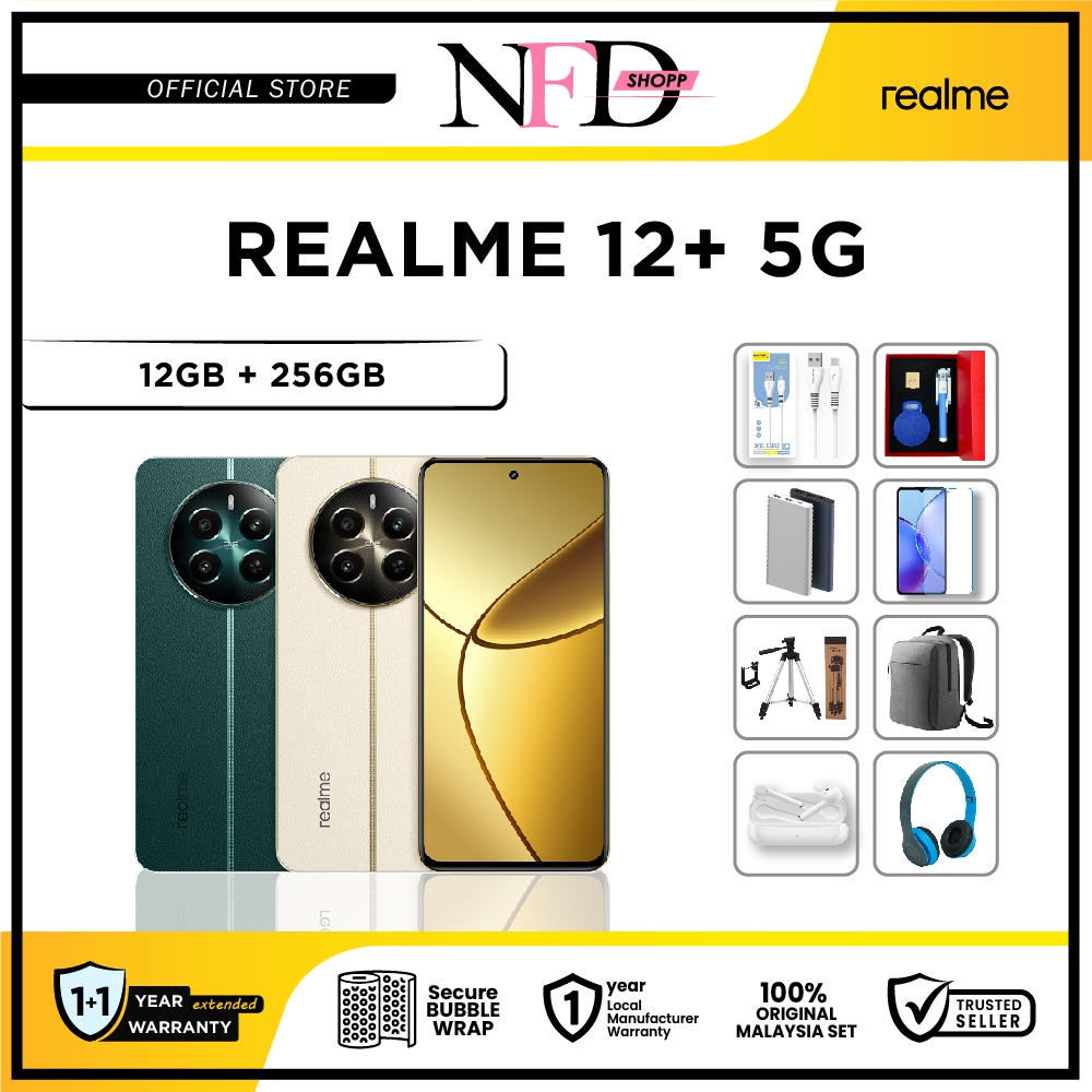 REALME 12+ 5G [(12GB+12GB) RAM 256GB ROM] - Original REALME Malaysia ...