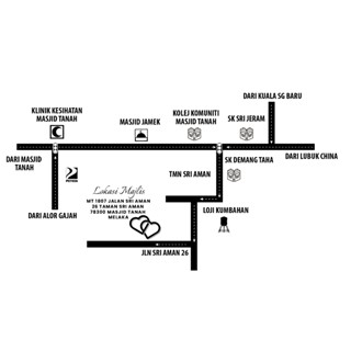 Design peta / map kad kahwin / digital peta | Shopee Malaysia