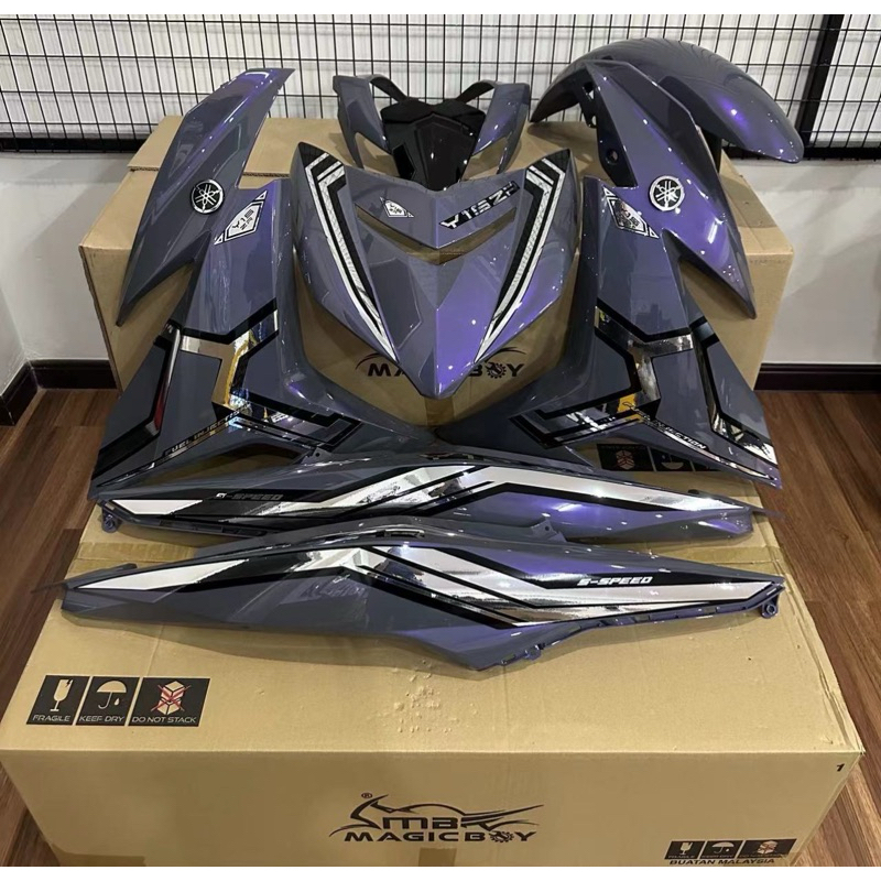 MAGIC BOY Y15 V2 MKV CHROME /GREY 2 TONE BODY COVER SET (VIETNAM ...