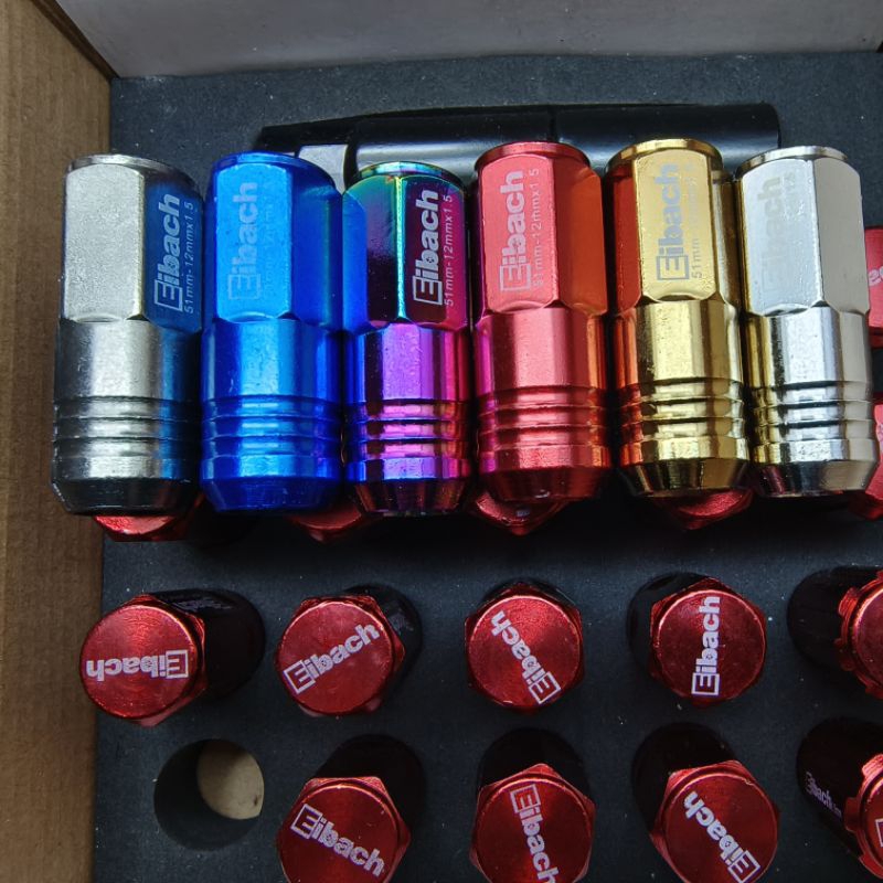 Proton, Perodua, Toyota Honda Eibach Wheel Nut Tyre Nut Long Metal ...