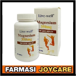Live-well Magnesium 350mg 60's (EXP: Febuary 2025) | Shopee Malaysia