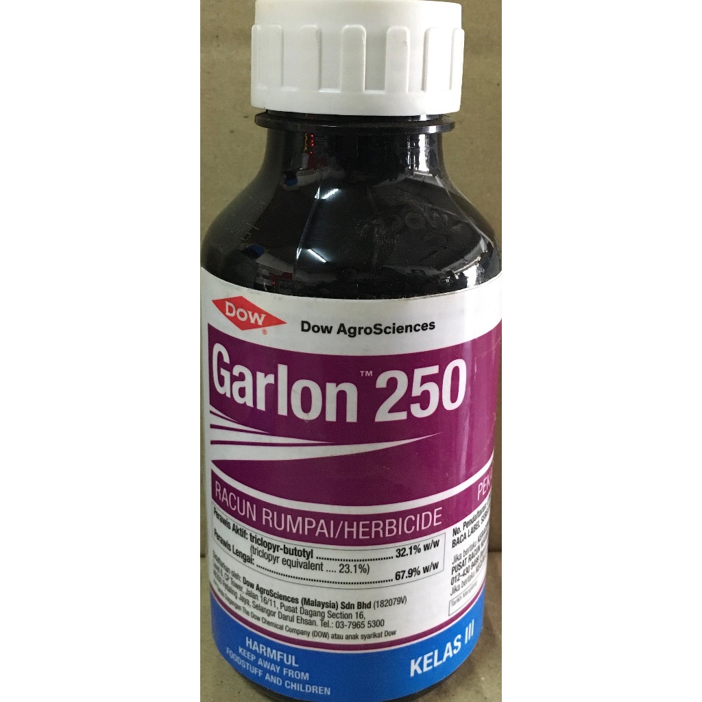 * ORIGINAL * 500ml racun rumput Garlon 250 / akar ruas-ruas & senduduk ...