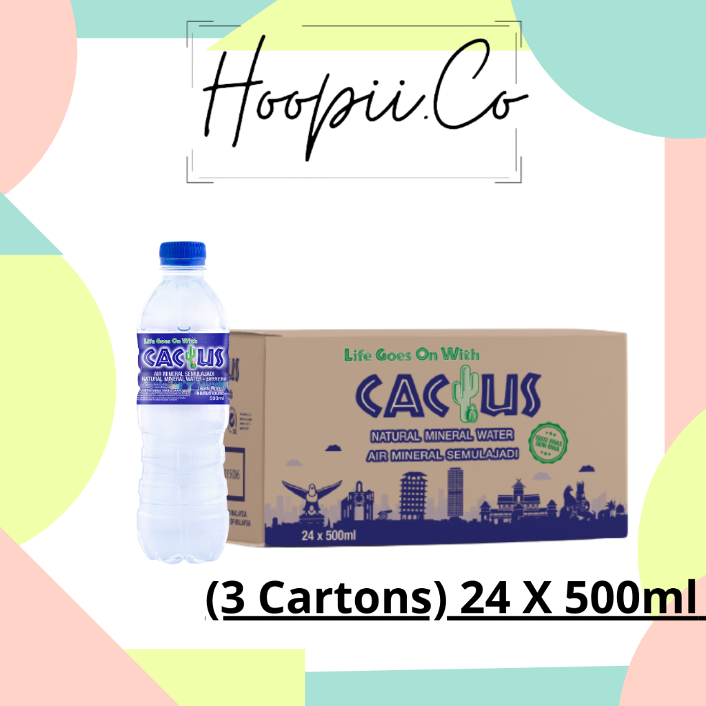 Cactus Mineral Water 24 x 500ml | Shopee Malaysia