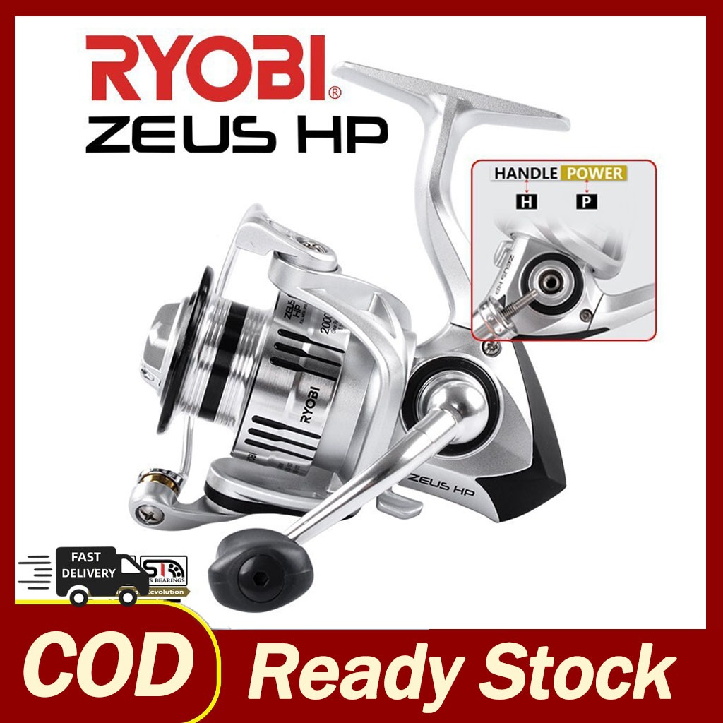 Ryobi reel mesin pancing Fishing Reel Max Drag 40kg Power Mesin Mancing ...