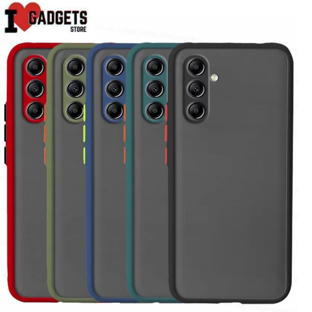 SAMSUNG CASING MATTE FULL CLEAR HD CASE HARD COVER SMOKE MATTE CASING ...
