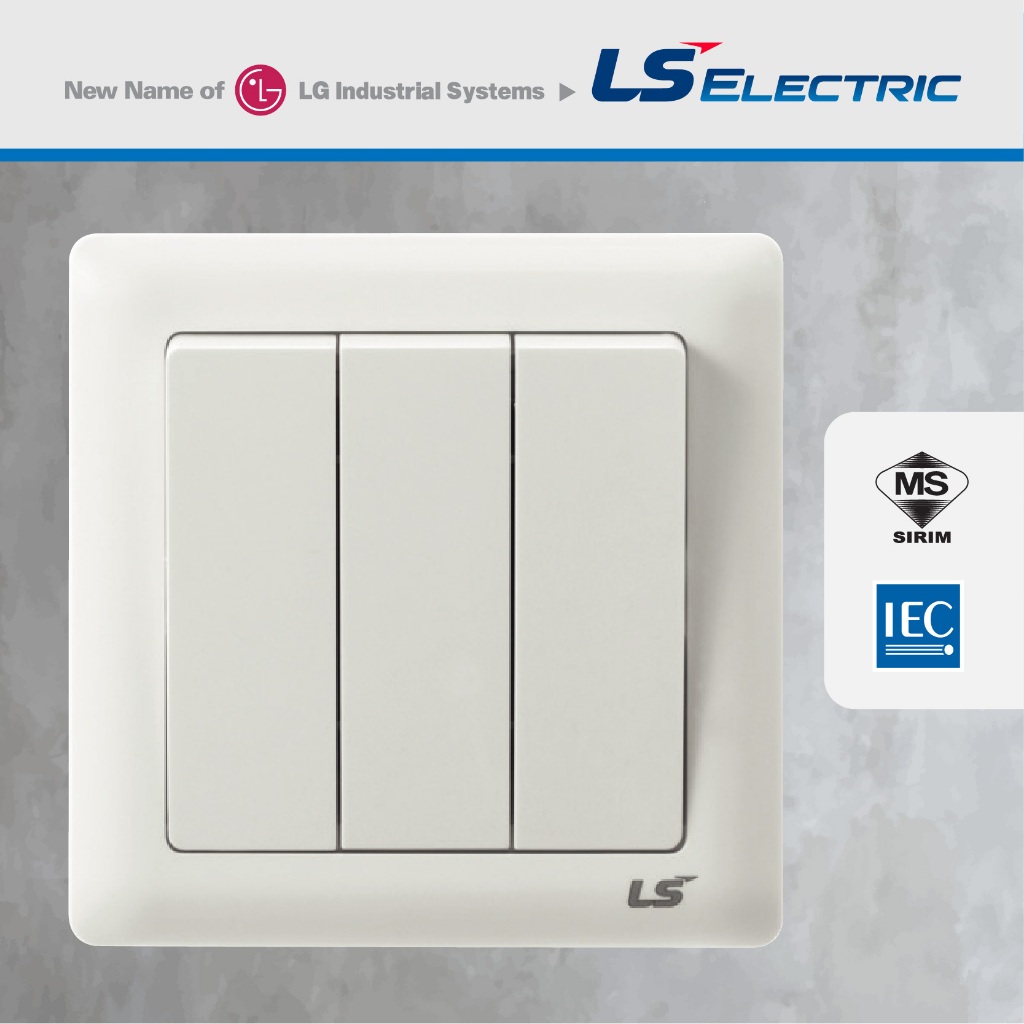 LS V5 Series 3 Gang 2 Way Switch | Shopee Malaysia