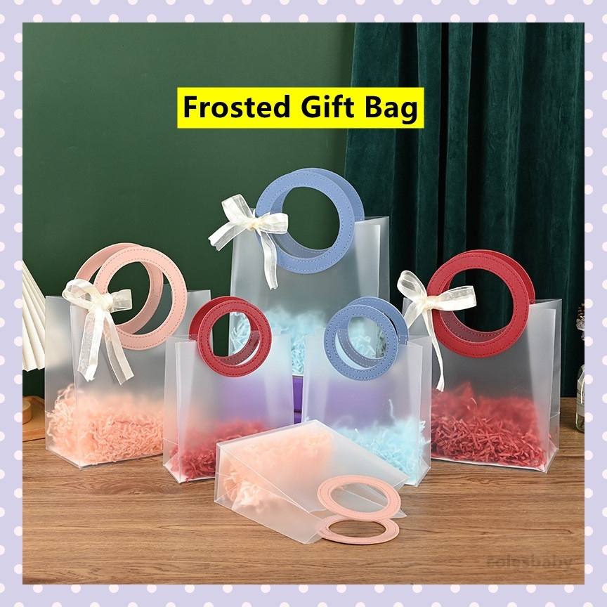 PP Frosted Gift Bag Plastic Beg Doorgift Kahwin Wedding Beg Goodies ...