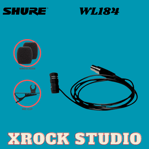 Shure WL184 Lavalier Microphone for Shure Wireless ( WL-184 / WL 184 ...