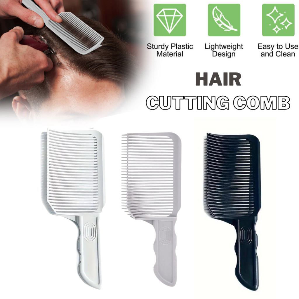 READY STOCK ] Hair Cutting Comb Blending Comb Barber Curved Positioning ...