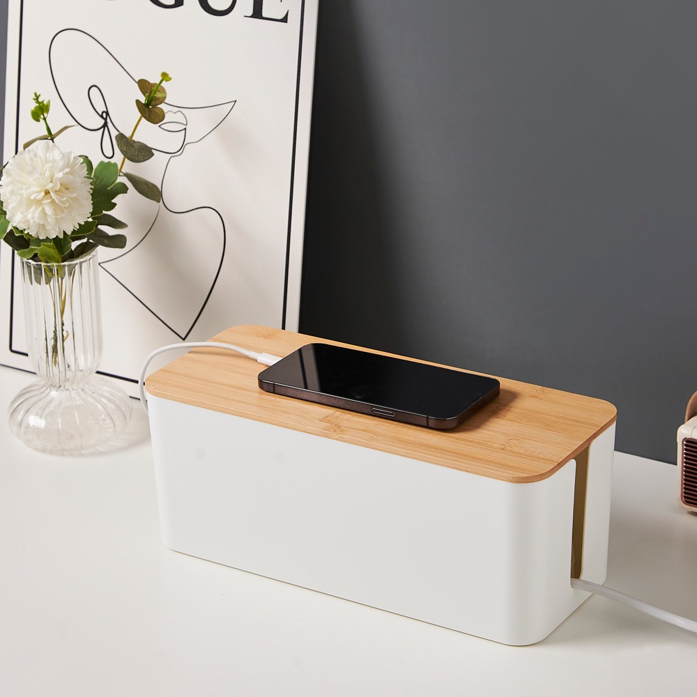 Cable Management Storage Box | Minimalist Cable Organizer Box | Safety ...