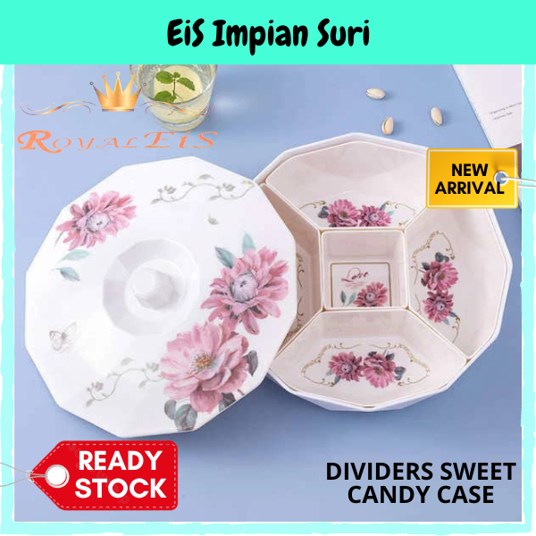 (Ready Stock!!) Dividers Sweet Candy Case Bekas Kuih / Bekas Biskut ...