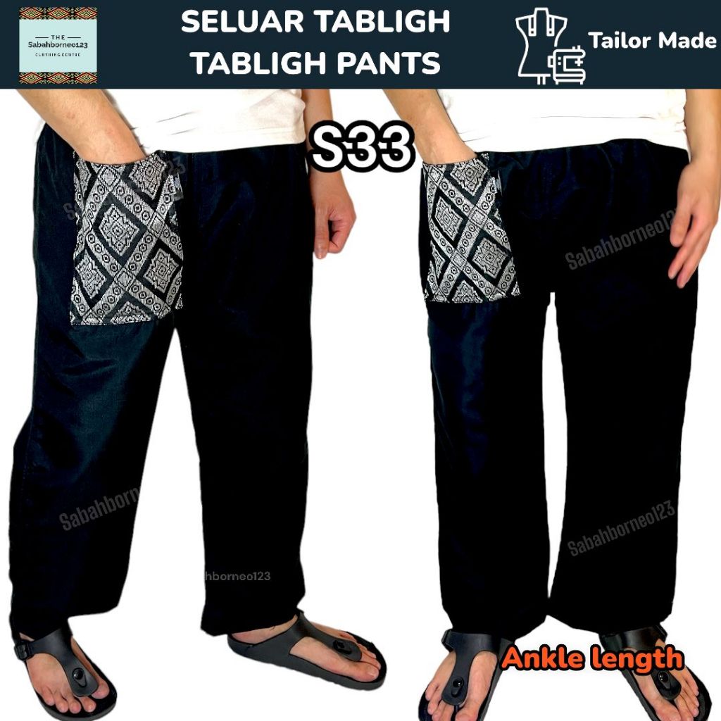 SELUAR PELIKAT SELUAR JUBAH SOLAT TIGA SUKU 3/4 Jubah Pants Cotton ...