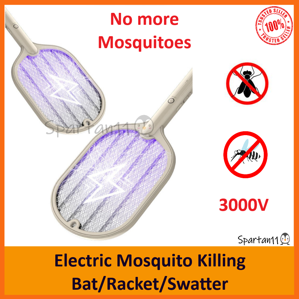 Rechargeable Mosquito Repellent Mosquito Killer Trap Racket Zap with ...