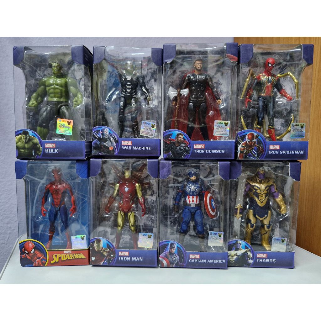 Marvel Toys 4 Inches Action Figure Model Collection - Iron Man Captain ...