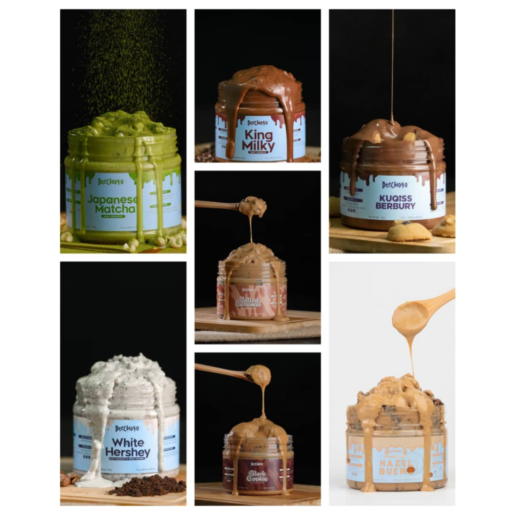 CHOCOJAR MINI CRUNCH CHOCOLATE SALTED CARAMEL JAPANESE MATCHA WHITE ...