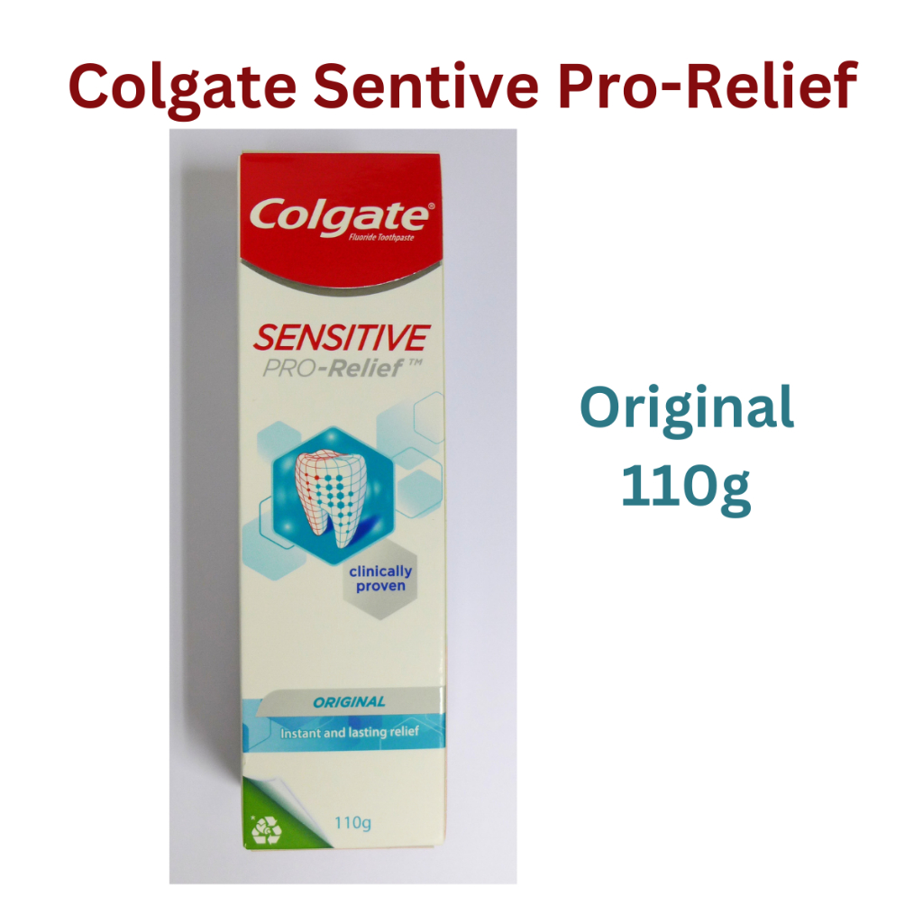 COLGATE Sensitive Pro-Relief Toothpaste Original 110g 全方位保护 缓解敏感性牙膏 ...