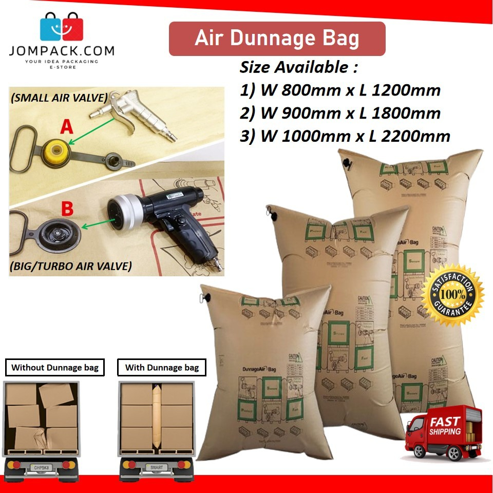 Air Dunnage Bag filled air for delivery/ kontena/ cargo / all modes of ...
