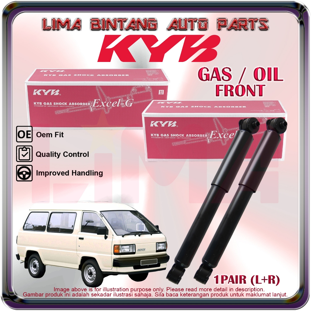 ( 1Pair ) Toyota LiteAce KM36 YM31 Front / Rear Shock Absorber Gas ...