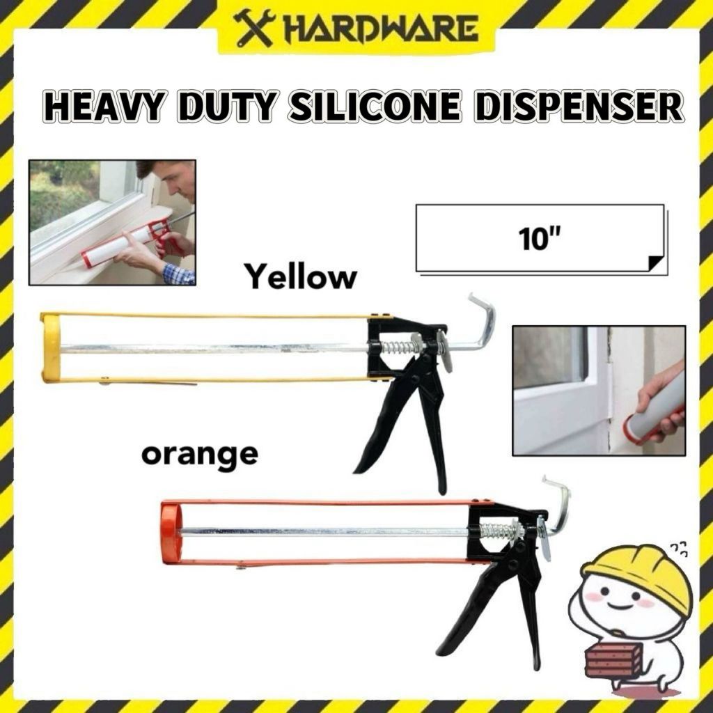 10" HEAVY DUTY SILICONE DISPENSER/SILICON GUN/SILICONE CAULKING GUN ...