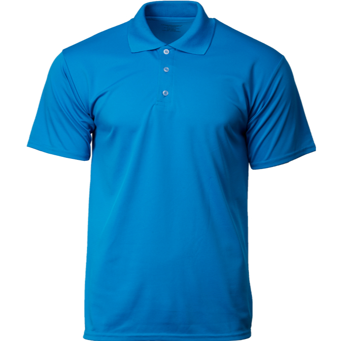 Dri-Fit Polo Collar Short Sleeve Unisex T-Shirt | Microfiber ...
