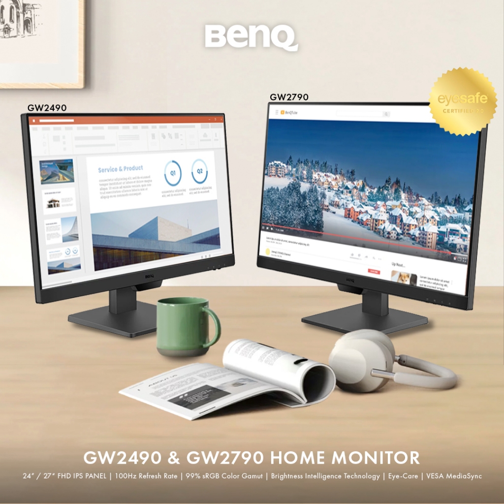 # BenQ [ GW2490 / GW2491 / GW2790 / GW2791 ] Eye-Care Monitor - FHD ...
