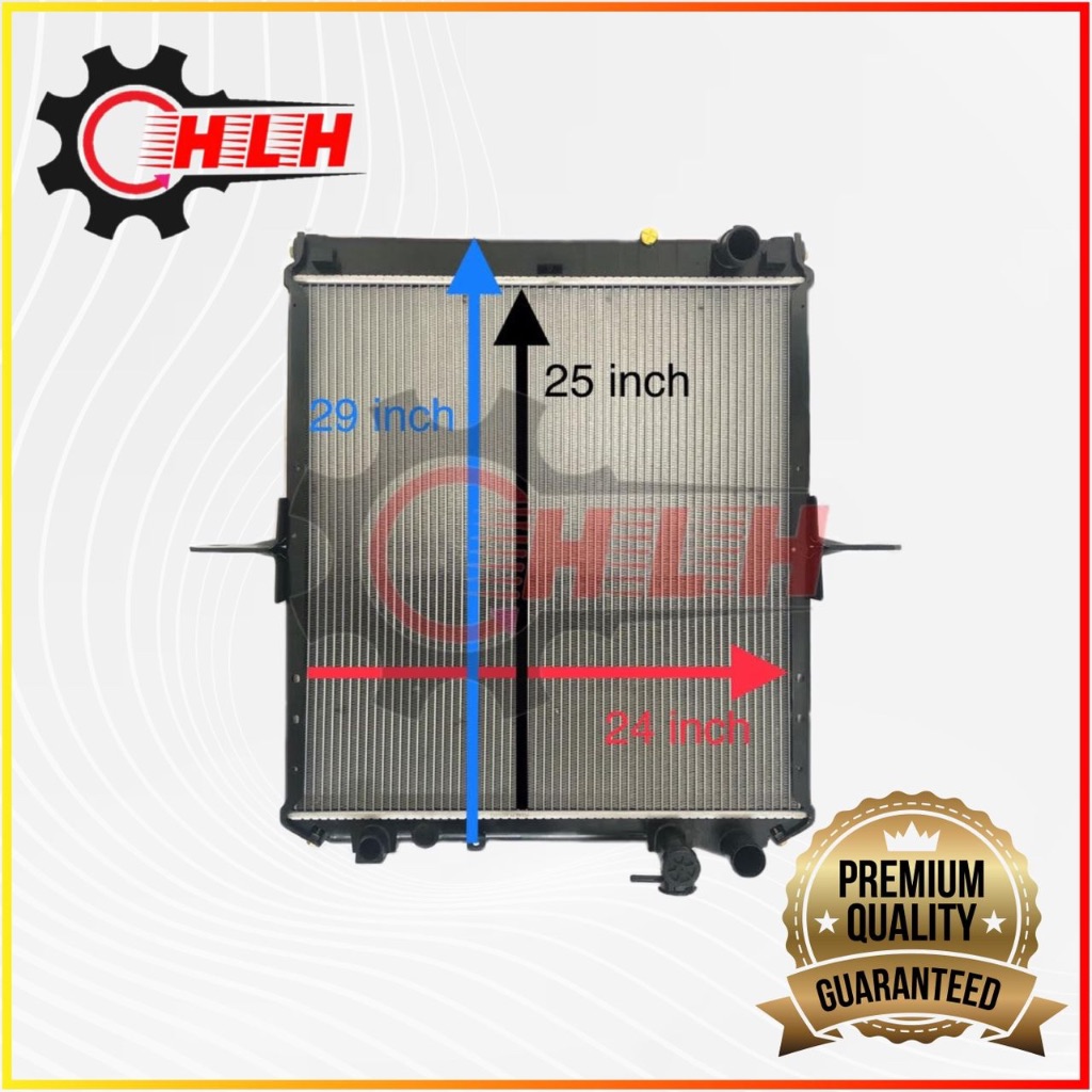 Isuzu NPR PRO 4HK1 4HL1 Turbo Radiator Tangki Air (3 Layer, Aluminium ...