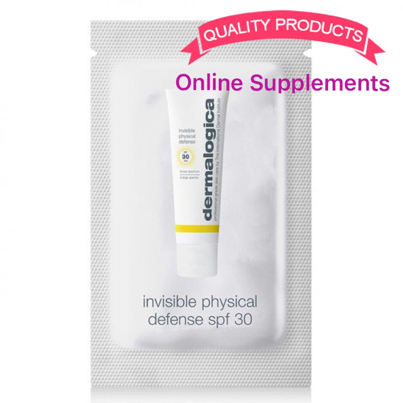 dermalogica invisible physical defense mineral sunscreen spf30 - Sample ...