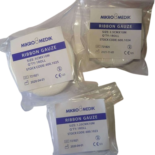 MIKRO MEDIK RIBBON GAUZE 1 ROLL | Shopee Malaysia