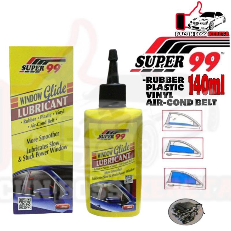 Super 99 Car Window Rubber Glide/Lubricant/Softner/Prorectant for ...