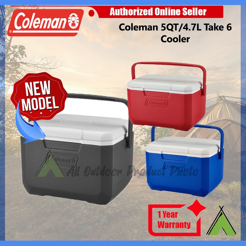 Coleman 5QT/4.7L Take 6 Cooler Box | Shopee Malaysia
