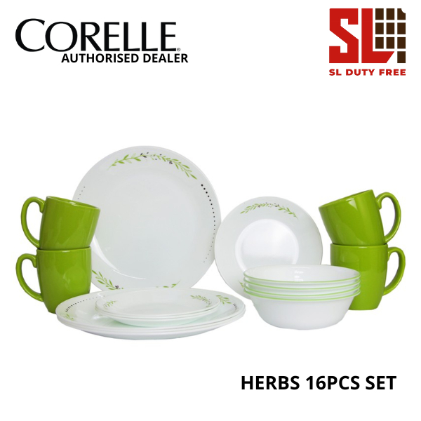 (Ready Stock!!) Corelle 16pcs Livingware Dinnerserve Set Dinnerware Set ...