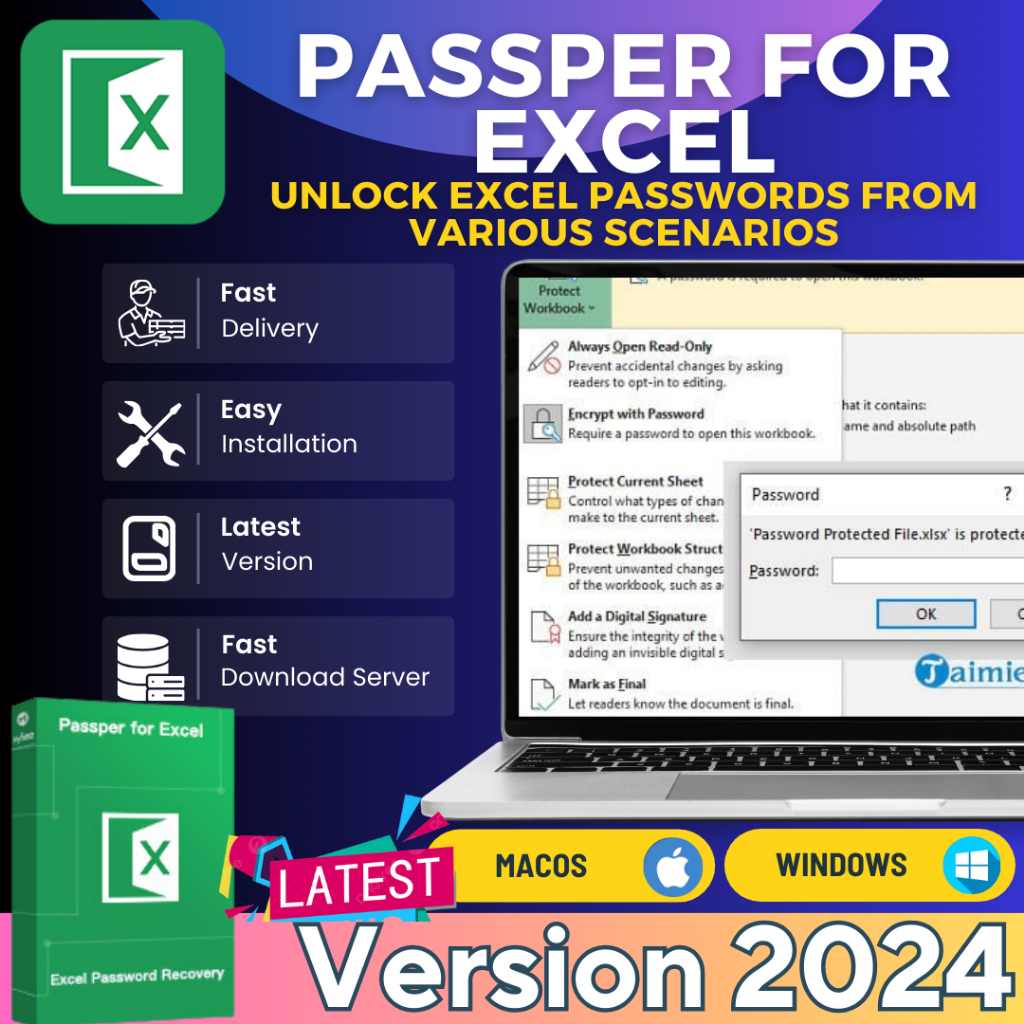 Passper for Excel 3.8.3.4 - Unlock Excel Passwords From Various Scenarios | Windows | Lifetime ...