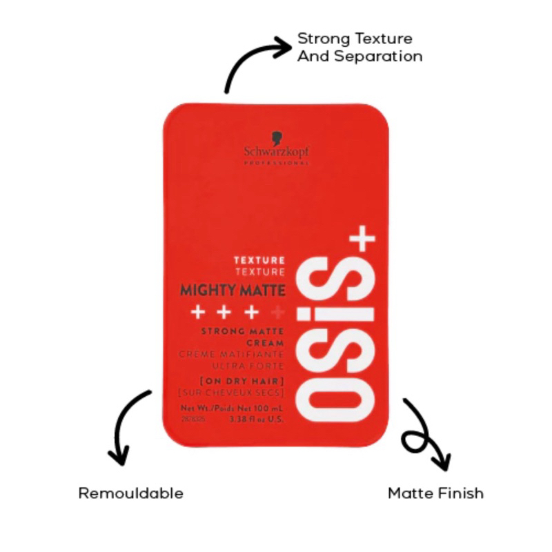Schwarzkopf Professional OSiS Mighty Matte 100ml | Shopee Malaysia