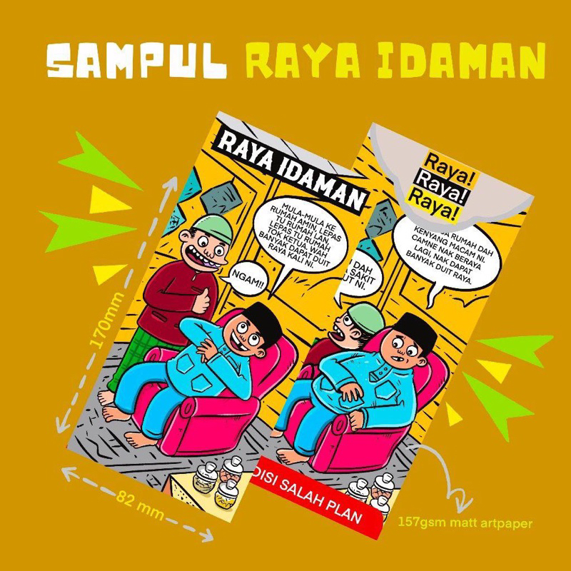 NEW SAMPUL RAYA KOMIK 2024‼️‼️ | Shopee Malaysia