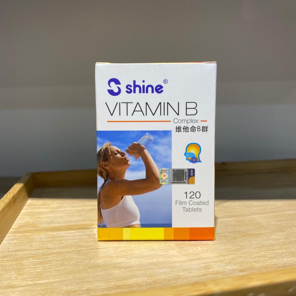 SHINE VITAMIN B COMPLEX 120 FILM COATED TABLETS | Shopee Malaysia