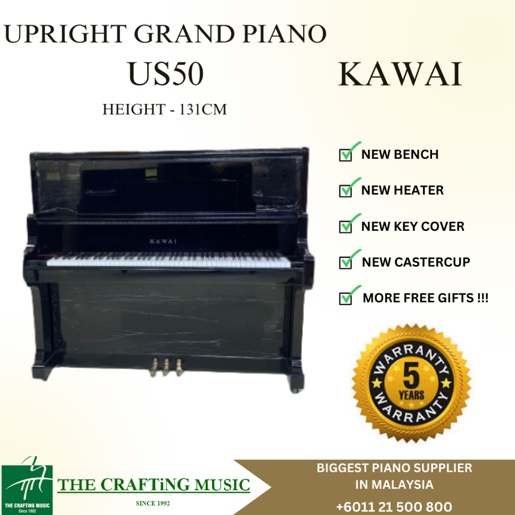 Kawai US50 (Refurbished Used Upright Grand Piano) | Shopee Malaysia