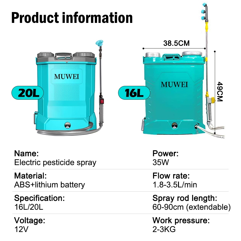 20L Electric Knapsack Sprayer Pump / Pam Racun Bateri Pump Ogawa Taneka ...