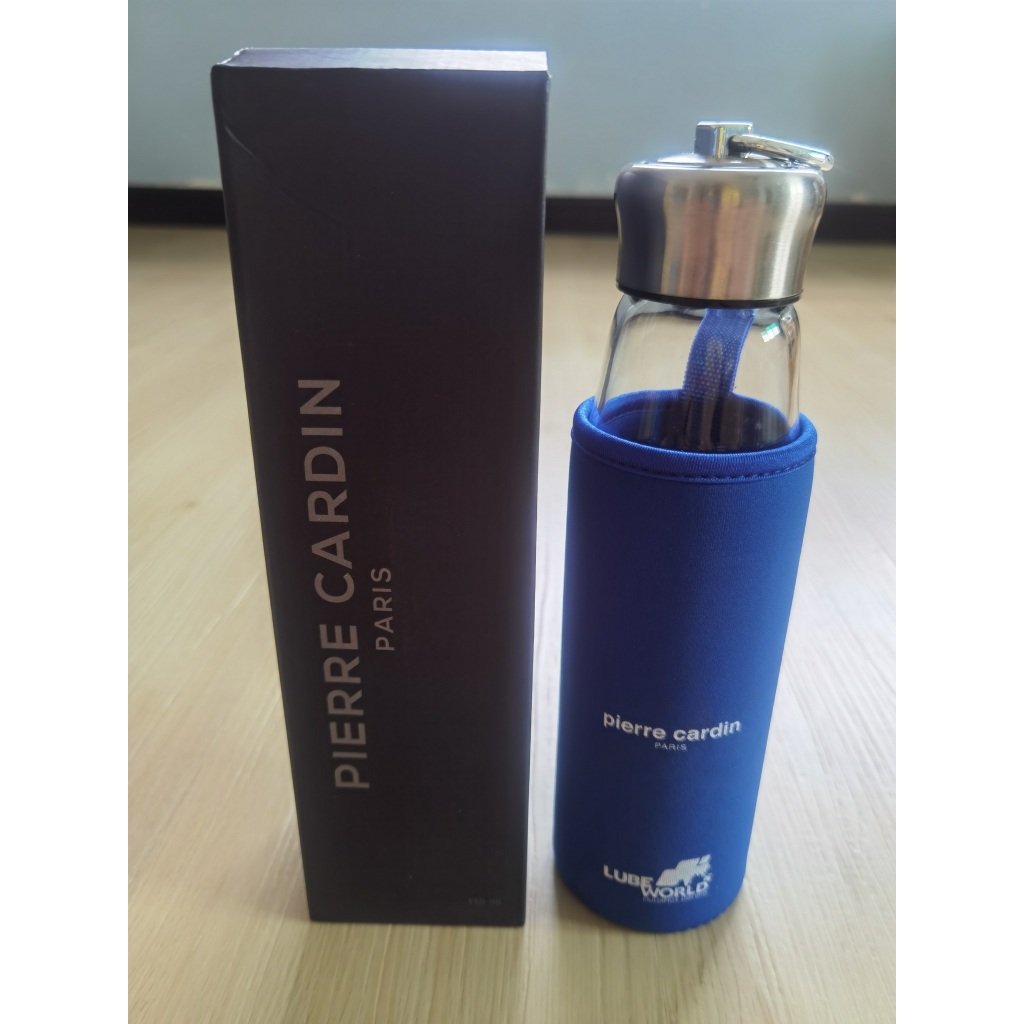 Pierre Cardin Glass Bottle 550ml - black, yellow, red cover | Shopee Malaysia