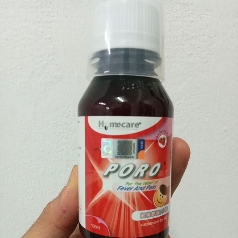 Poro Suspension Strawberry Flavour 100ml, Exp 5/2026 | Shopee Malaysia