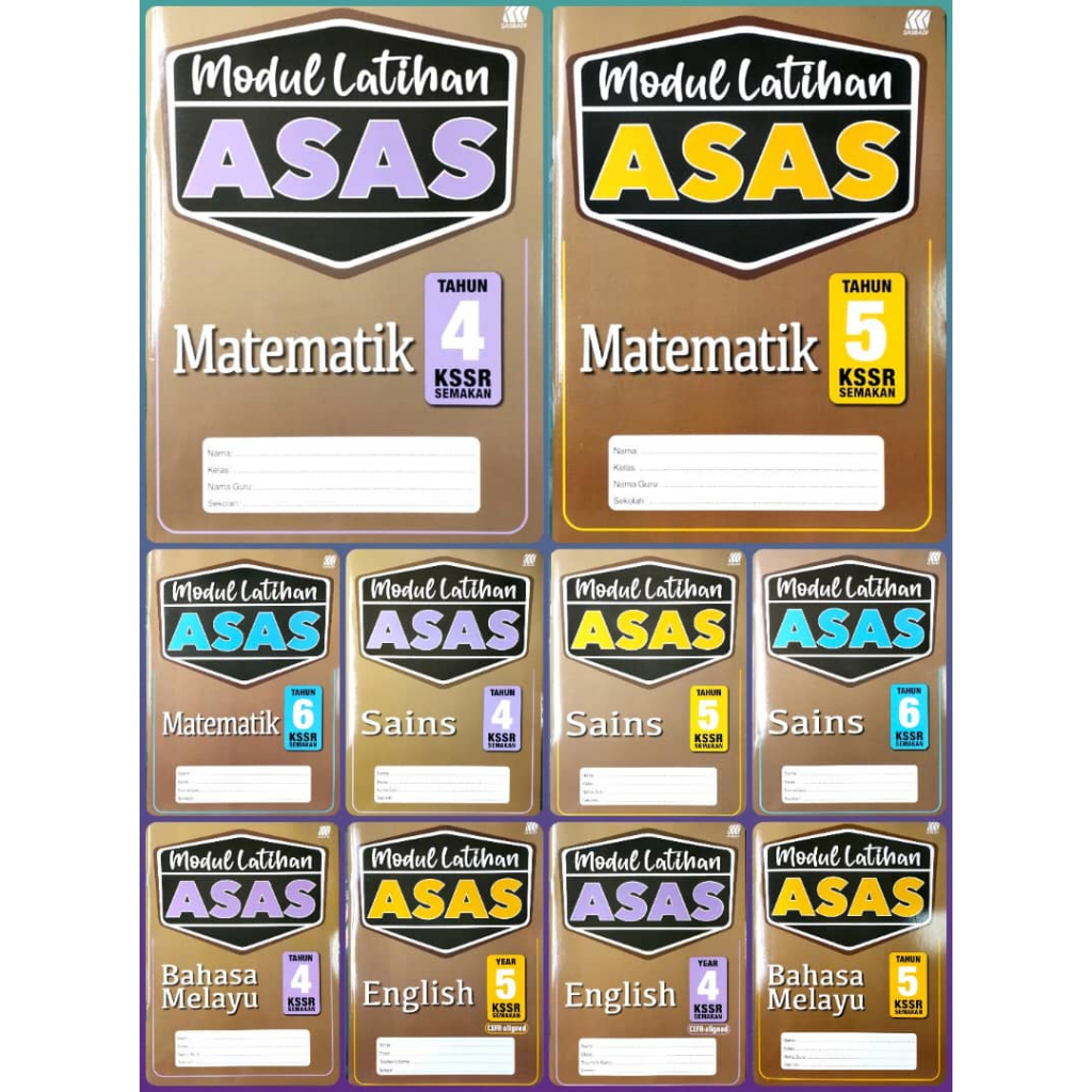 2024 MODUL LATIHAN ASAS KSSR TAHUN 4.5.6 [SASBADI] | Shopee Malaysia