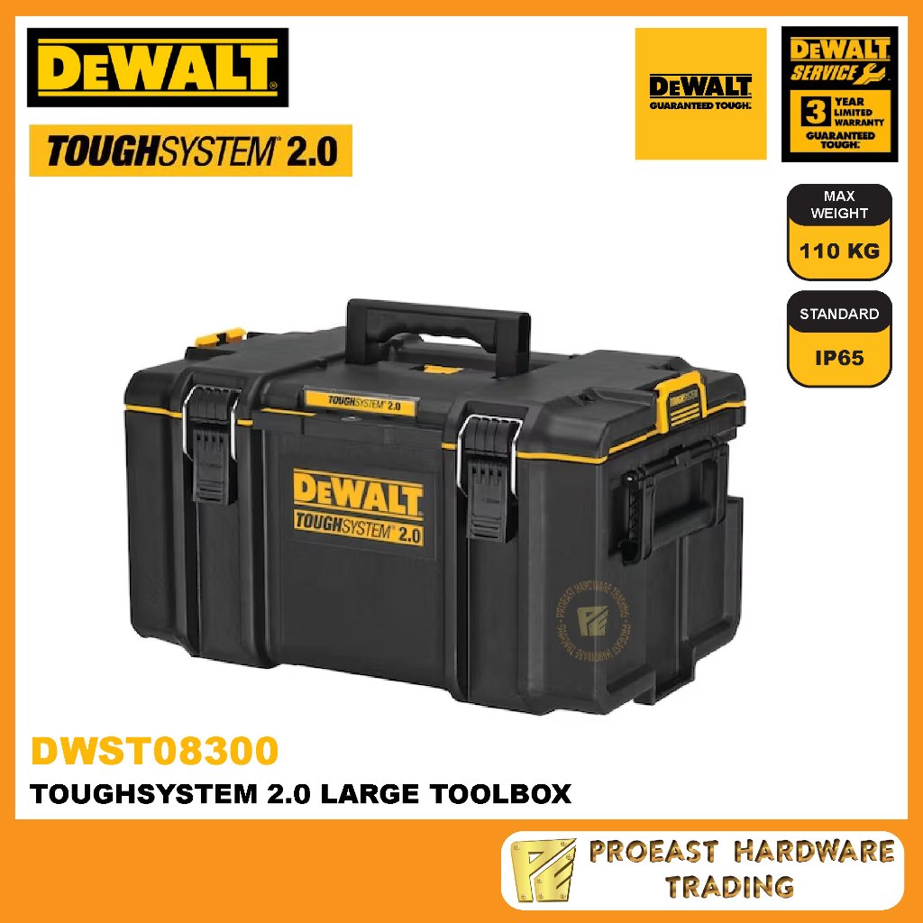 DEWALT DWST08300 Tough System 2.0 Large Toolbox / Packout | Shopee Malaysia