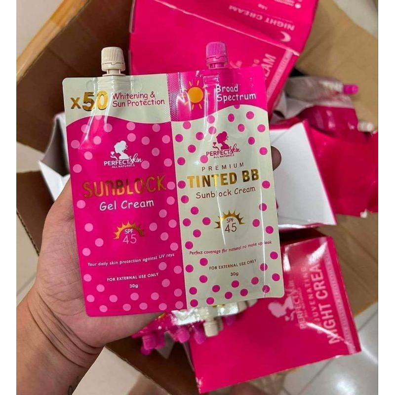 perfect skin twin pack sunblock cream 30g | Shopee Malaysia